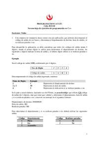 Ejercicios de programación básica - Docsity