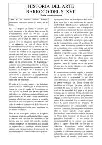Historia del Arte Barroco Parte 1 | Apuntes de Arte | Docsity