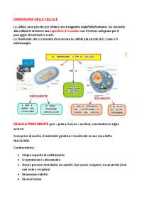 La cellula e i suoi organuli - Docsity