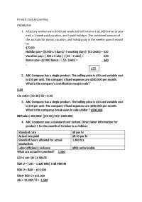 COST ACCOUNTING REVIEWER - Docsity