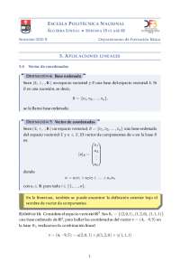 Algebra Lineal, espacios vectoriales - Docsity