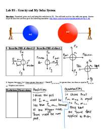 Gravity and My Solar System - Docsity