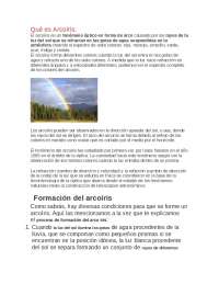 EXPLICACIÓN TODO SOBRE ARCOIRIS - Docsity