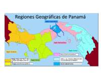 Regiones geográficas de Panamá | Apuntes de Geografía | Docsity
