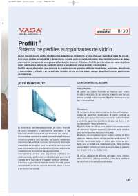 Profilit Sistema de perfiles autoportantes de vidrio - Docsity