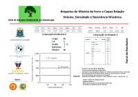Briquetes de Minério de Ferro e Coque Relação Volume, Densidade e ...