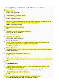 Risposte esatte degli esami simulati corso eirsaf uniscentia coding - Docsity