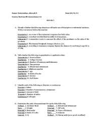 INTRODUCTION TO STATISTICS AND SAMPLING TECHNIQUES - Docsity