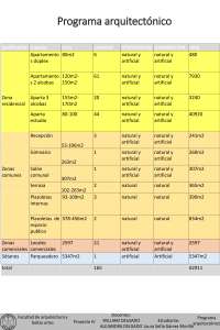 Programa arquitectonico vivienda multifamiliar pasto | Ejercicios de Proyectos Arquitectónicos ...
