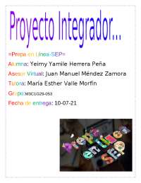 Proyecto Integrador del Modulo 3 - Docsity