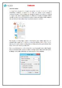 Guia para llenar tablas en microsoft excel - Docsity