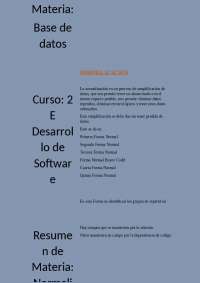 Elemendots de la programacion de base de datos - Docsity