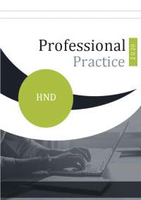 HND Level 4 Unit 3 - Professional Practice Assignment 1 | Essays (university) Professional ...