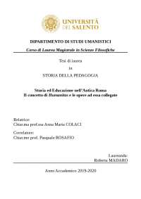 Esempio di frontespizio per tesi | Tesine di Maturità di Metodologia ...