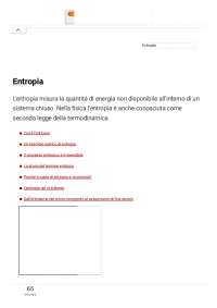 L'entropia spiegata semplice - Docsity