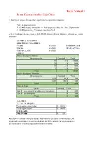 Cuenta contable caja chica - Docsity