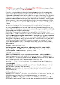 ANONIMO DEL SUBLIME, IL TRATTATO, LA RETORICA E L'ORATORIA - Docsity