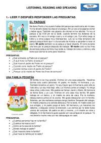 LA RUTINA Y VERBOS REFLEXIVOS - Docsity