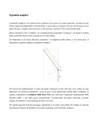 Pendolo semplice appunti ottimi e efficaci - Docsity