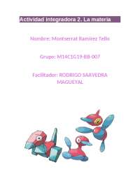 Actividad integradora - Docsity