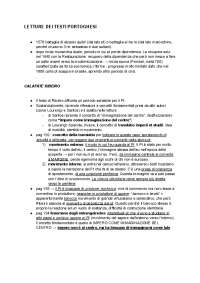 La letteratura portoghese. I testi e le idee di Roberto Vecchi. - Docsity