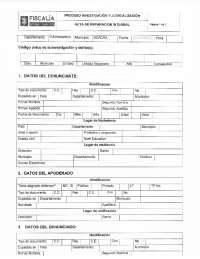 FORMATOS VARIOS EN BLANCO PARA LLENAR - Docsity