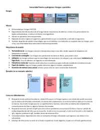 Inmunidad frente a hongos y parasitos - Docsity