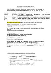 El condicional francés - Docsity