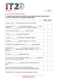 Italiano L2 forma impersonale - Docsity