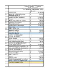 Ejercicio de contabilidad - Docsity
