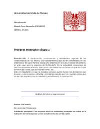 Proyecto integrador: Etapa 1 - Docsity