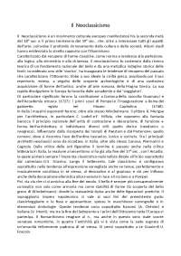 IL NEOCLASSICISMO ITALIANO - Docsity