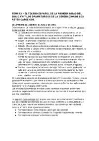 BLOQUE 5 LITERATURA DEL SIGLO XVI - Docsity