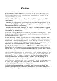 COKETOWN (DICKENS) analisi breve - Docsity