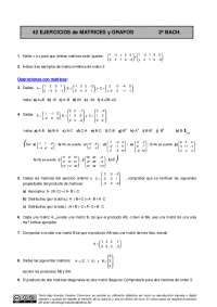 Matrices ejercicios corregidos - Docsity