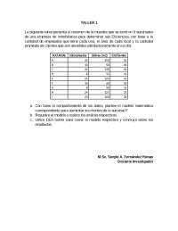 Taller 1 sobre programa DEA-Solver - Docsity