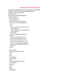 Ejercicios netbeans ejercicios netbeans | Ejercicios de Programación ...