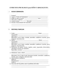 Entrevista Adolescentes | Ejercicios de Técnicas en Entrevistas de ...