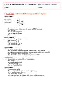 S.V.T. - TEST COMMUN DE SECONDES - Docsity