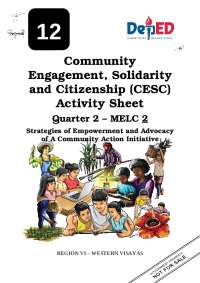 Modules in Community Engagement | Lecture notes Sociology | Docsity