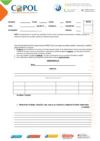 Informe de laboratorio - Docsity