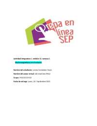 Actividad integradora 1 modulo 12 - Docsity