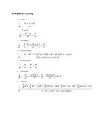 Interplanar spacing/Interplanar spacing - Docsity