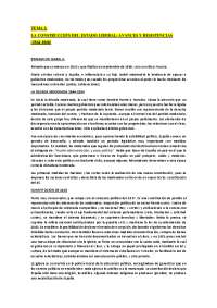 TEMA 3. El Sexenio democrático: las transformaciones políticas y su impacto económico, so - Docsity