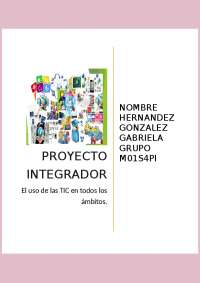 MODULO 1 PROYECTO INTEGRADOR - Docsity