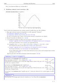 Exercices corrigés - Variations des Fonctions - Docsity