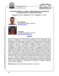 Validez y Confiabilidad de instrumentos - Docsity