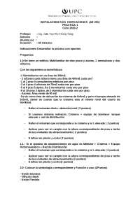 INSTALACIONES EN EDIFICACIONES PRACTICA 1 Ciclo 2020-2 - Docsity