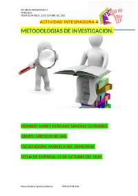 ACTIVIDAD INTEGRADORA 4 MODULO 8 - Docsity