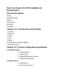 Final year project documentation - Docsity